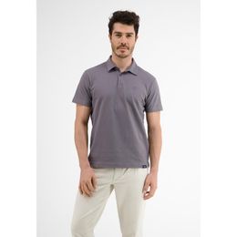 Lerros Herren Lerros Poloshirt &raquo;Lerros Waffelpiqu&eacute;-Poloshirt&laquo; grau S