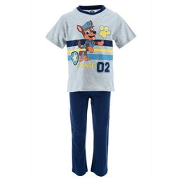 PAW PATROL Schlafanzug Chase Kinder Jungen Pyjama kurzarm Nachtwäsche (2 tlg)