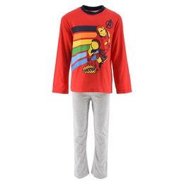 The AVENGERS Schlafanzug Ironman Kinder Jungen Pyjama langarm Nachtwäsche (2 tlg)
