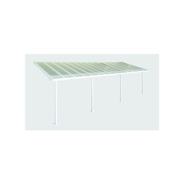 Palram - Canopia Feria 3x8.5 Terrassen&uuml;berdachung wei&szlig;, klar