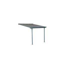 Palram Canopia Feria Terrassen&uuml;berdachung anthrazit 307x295x260-305 in cm (LxBxH)