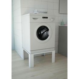 respekta - Waschmaschinenerhöhung Waschmaschinen Untergestell Sockel 2435035 weiß