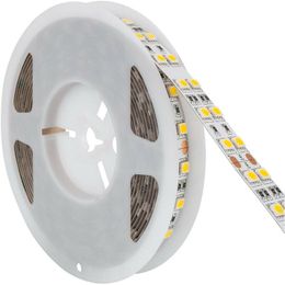 LEDKIA - LED-Streifen 24V dc 120LED/m 5m Doppelt Breit IP20 Breite 15mm Schnitt alle 10cm Warmes Weiß 2800K - 3200K 120º5 m