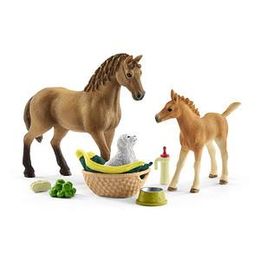 Schleich® Horse Club 42432 Sarahs Tierbaby-Pflege Spielfiguren-Set
