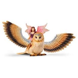 Schleich® Bayala 70789 Elfe auf Glitzer-Eule Spielfiguren-Set