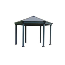 Palram - Canopia Roma 4 X 3.6 Gartenpavillon, anthrazit, bronze