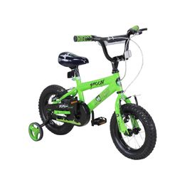 Actionbikes Motors Actionbikes Kinderfahrrad Zombie 12 Zoll, V-Brake-Bremsen, höhenverstellbar, Stützräder, Reflektoren