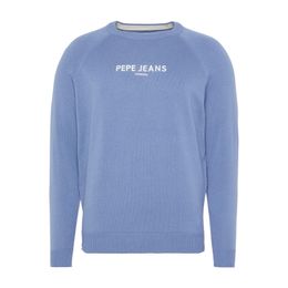 Strickpullover Pepe Jeans Gr. M, blau (light thames) Herren Pullover Strick-Kick