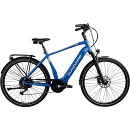 Zündapp Zündapp E-Bike X500, 11 Gang Shimano Deore Schaltwerk, Kettenschaltung, Mittelmotor, 500 Wh Akku, blau