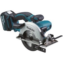 Makita Akku-Handkreissäge DSS501RTJ, 51 mm, 18 V, mit Akku und Ladegerät, blau|schwarz