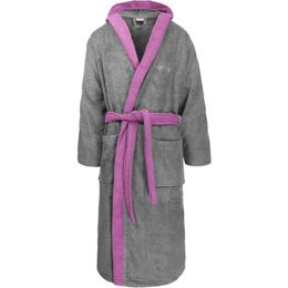Normani Long Bathrobe female Grey size 3XL