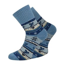 Normani Socks female Blue size 35-38