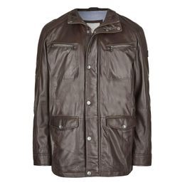 Bugatti Lederjacke 'BUDavid' Herren Gr&ouml;&szlig;e L/XL dunkelbraun