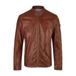 Bugatti Lederjacke Herren Gr&ouml;&szlig;e XL cognac / grau / schwarz