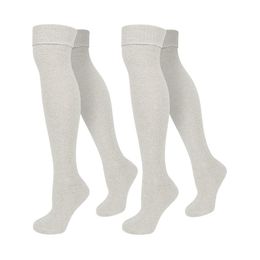 Normani Over the Knee Socks female Beige size 39-42