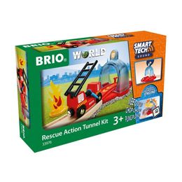 Brio® Spielzeugeisenbahn-Erweiterung World Zubehör Smart Tech Sound Feuerwehreinsatz 4 Teile 33976