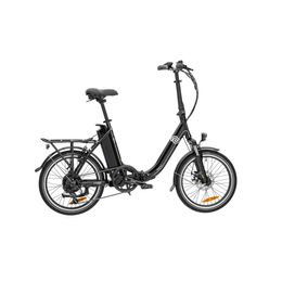 VECOCRAFT E-Pax, Elektro Klappfahrrad, E-Foldy Bike, Farbe: schwarz