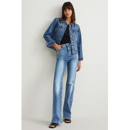 C&A Flared Jeans-High Waist-Shaping-Jeans-Flex-LYCRA®