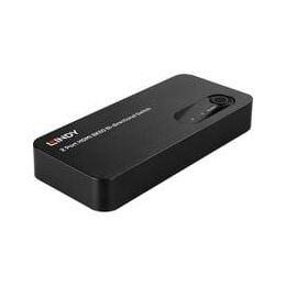 Lindy 2-Port HDMI Switch 2.1 8K60 HDR schwarz, bidirektional