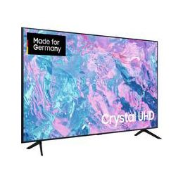 Samsung GU-43CU7179, LED-Fernseher 108 cm (43 Zoll), schwarz, UltraHD/4K, SmartTV, HDR 10+, WLAN, Bluetooth Sichtbares Bild: 108 cm (43") Auflösung: 3840 x 2160 Pixel Format: 16:9