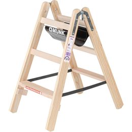 Munk Stufen-Stehleiter Holz 2x3 Stufen - 033806