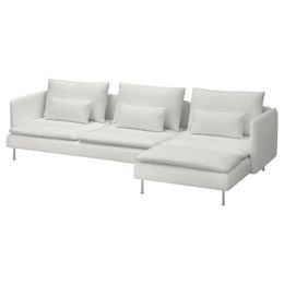 IKEA SÖDERHAMN 4er-Sofa mit Récamiere