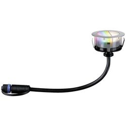 Paulmann Floor 94751 Beleuchtungssystem Plug & Shine LED-Außeneinbauleuchte (Erweiterung) LED 2 W RGBW Edelstahl