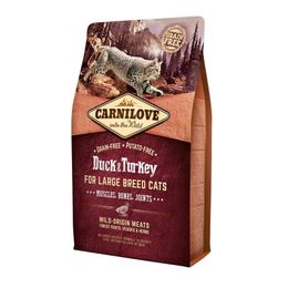 Carnilove Cat Adult Large Breed - Duck & Turkey 2kg getreidefreies Katzenfutter