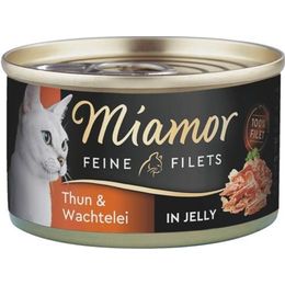 Miamor Feine Filets Thunfisch & Wachtelei 24 x 100g