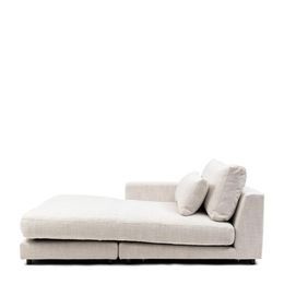 Rivièra Maison Stephen Chaise Longue Left, rich tweed, antique white