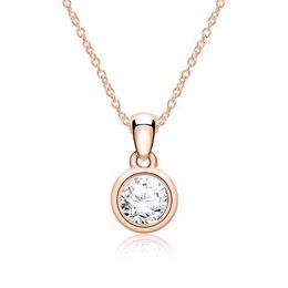 Brilladia Damenkette aus 14K Roségold mit Brillant