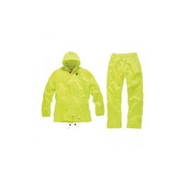 Scruffs - Regenanzug xl wasserdicht Jacke Hose gelb Regenjacke Regenhose