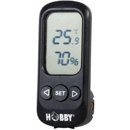 HOBBY - Terra Check, digitales Hygrometer / Thermometer mit Saugnapf