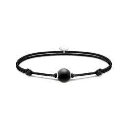 Thomas Sabo Armband Karma Secret mit schwarzem Obsidian Bead mattiert