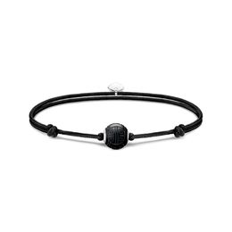 Thomas Sabo Armband Karma Secret mit schwarzem Obsidian Bead mattiert