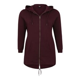 Urban Classics Sweatjacke Damen Gr&ouml;&szlig;e XXL weinrot
