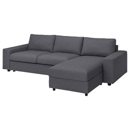 IKEA VIMLE Bezug für 3er-Bettsofa mit Récam