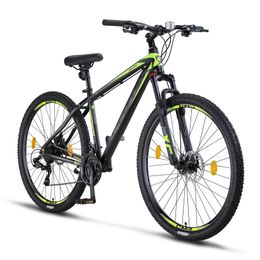 Licorne Bike Diamond Premium Mountainbike Aluminium, Fahrrad für Jungen, Mädchen, Herren und Damen - 21 Gang-Schaltung - Scheibenbremse Herrenrad, einstellbare Vordergabel 26, 27.5 und 29 Zoll
