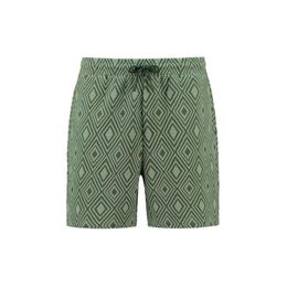 Shiwi Shorts 'Intarsia' Herren Größe 33 apfel / dunkelgrün