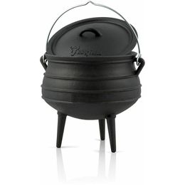 BBQ-Toro - Potjie 1, für 2 - 4 Personen, 3 Liter, Gusseisen Kochtopf