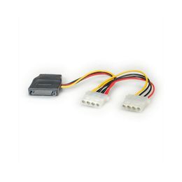 ROLINE Y-Adapterkabel SATA / 3x 4 pol. HDD Computer-Kabel