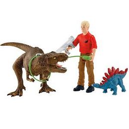 Schleich® Dinosaurs 41465 Tyrannosaurus Rex Angriff Spielfiguren-Set