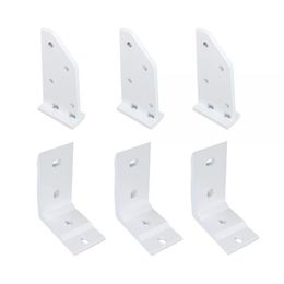 Dachsparrenhalter-Set mit Deckenwinkel für Kassettenmarkise Line | weiß, 3er Set | paramondo