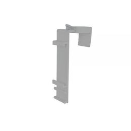 Klemmhalter für Klemmfix Doppelrollo | 15 - 23 mm Fensterflügel | 1 Stück, grau | VICTORIA M