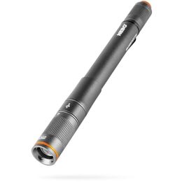 NEBO Columbo Flex 250 Taschenlampe in Stiftgröße, wiederaufladbares LED-Arbeitslicht mit 4-fach verstellbarem Zoom, 3 Leuchtmodi mit Magnetfuß,