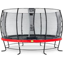 EXIT Elegant Trampolin ø427cm mit Economy Sicherheitsnetz - rot - Rot