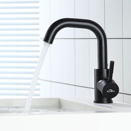 Bad Wasserhahn Einhandmischer 360° Drehbar Waschtischarmatur Mischbatterie Amaturen Waschbecken Bad Waschtisch Armatur für Badezimmer - Auralum