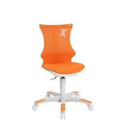 Topstar Kinderdrehstuhl Sitness X Chair 10, FX130CR44 Stoff orange, Gestell weiß