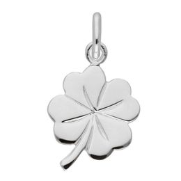 Adelia´s Adelia´s Kettenanhänger 925 Silber Anhänger Kleeblatt, Silberschmuck für Damen, silberfarben