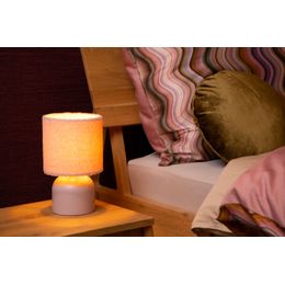 Lucide WOOLLY Tischleuchte Rosa, 1-flammig